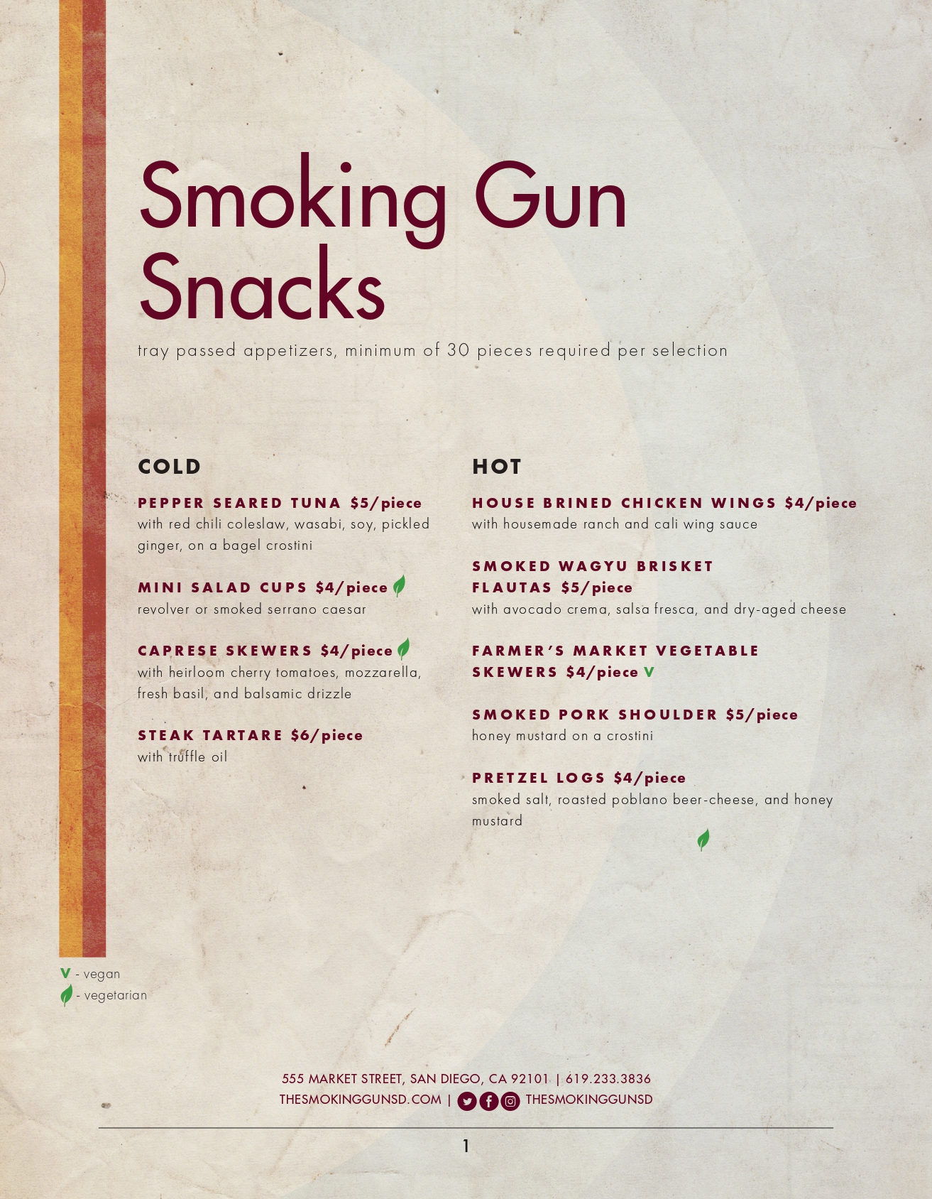 CATERING | The Smoking Gun SD
